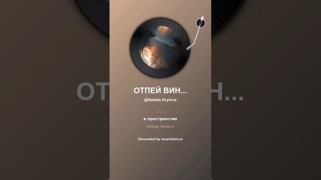 ОТПЕЙ ВИНА. На стихи Татьяны Кайсаровой (7)