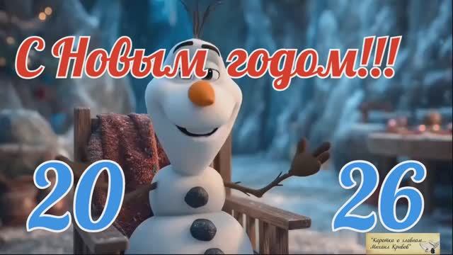 ПОЗДРАВЛЕНИЕ С НОВЫМ 2026 ГОДОМ ОТ МЕНЯ  ВСЕМ ВАМ!!!