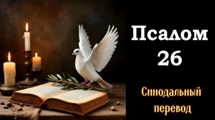 ПСАЛОМ 26 - Включи и слушай (Аудиоверсия). О Божьей поддержки и помощи. В испытаниях и трудностях.