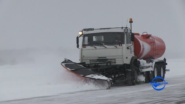 Зима на аэродроме )))