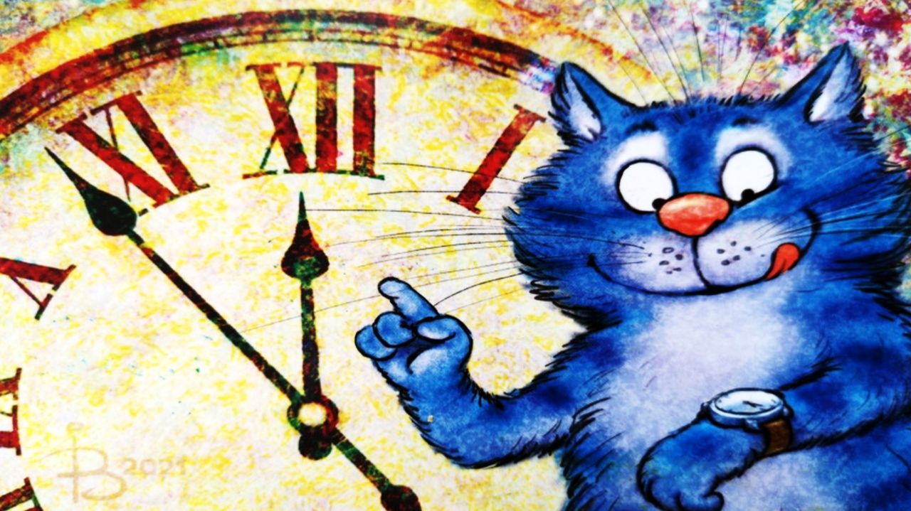 Новогодние коты художника Рины Зенюк