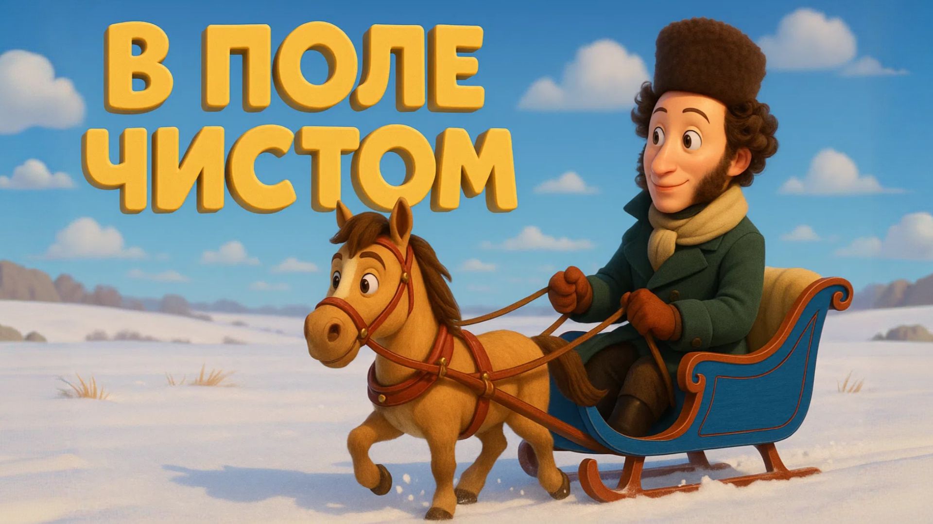 ПУШКИН В поле чистом серебриться! Песни на стихи. Стихи про зиму. Новогодний Пушкин