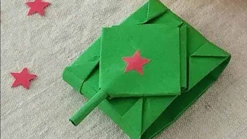 как сделать крутой танк из бумаги а4