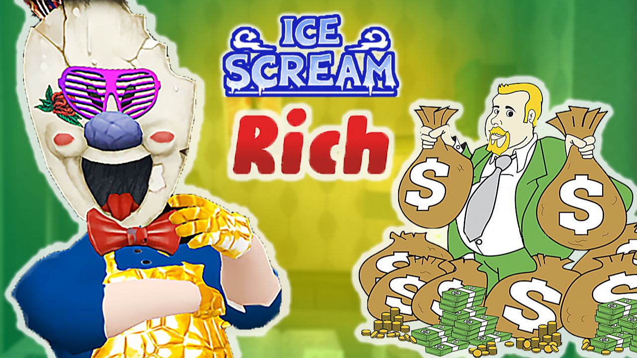 Мороженщик Богач | ОГО, У НЕГО ЗОЛОТОЙ ФАРТУК! | Ice Scream Mod Rich