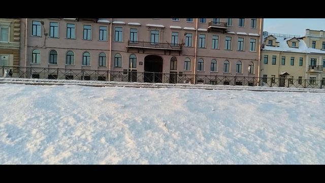 В Санкт-Петербурге третий день холода. Район Пески, 1 января 2026 года