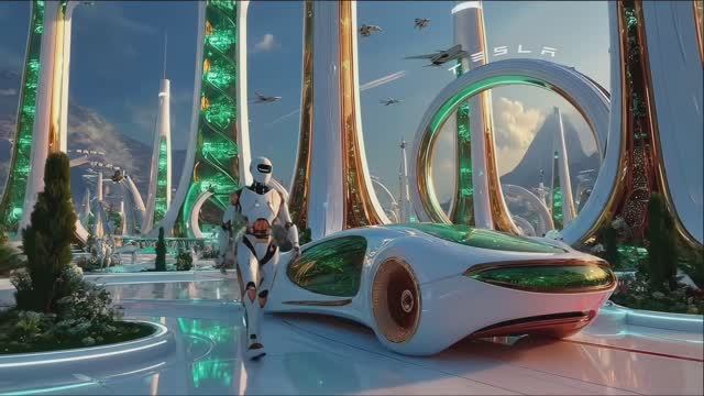 ГОРОД БУДУЩЕГО СОЗДАННЫЙ ИИ  кинематографичный научно-фантастический эмбиент-музыки