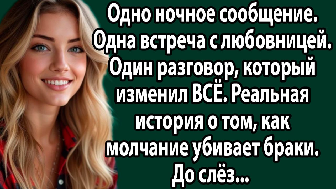 «Уйми своего мужа!» — любовница пришла к жене домой и рассказала ВСЮ правду о муже. Слушать истории