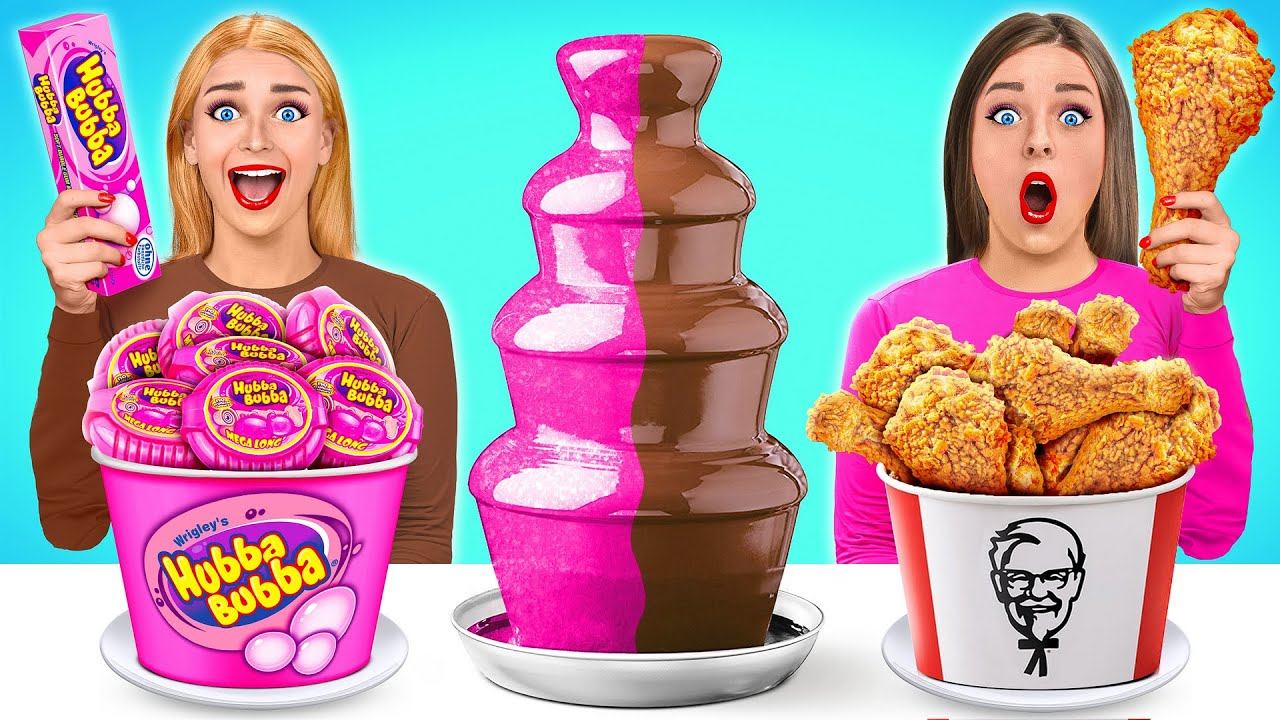 Шоколадное фондю Челлендж #3 | Шоколадный Фонтан от Multi DO Challenge