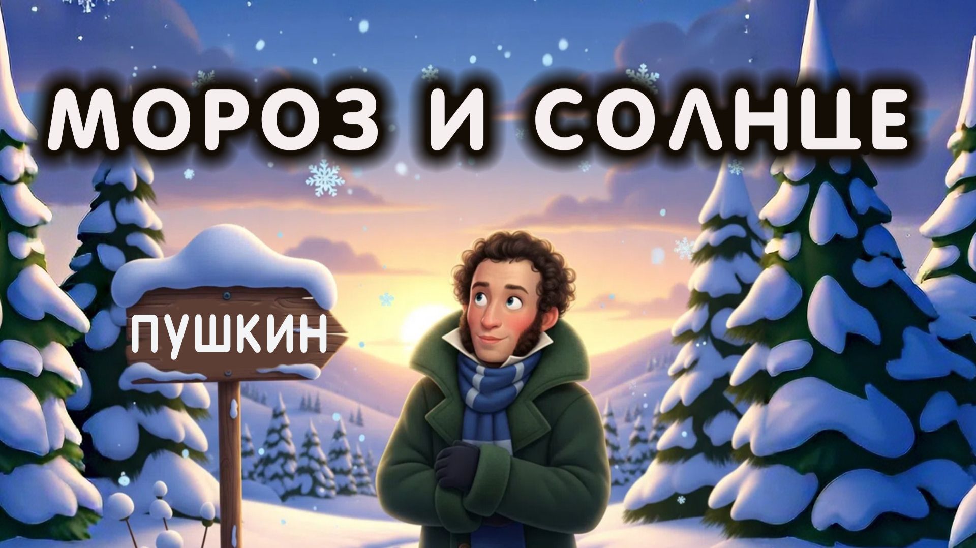 ПУШКИН Мороз и солнце день чудесный! Зимнее утро. Стихи про зиму. Песня на стих Пушкина