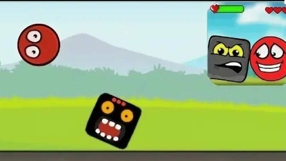 Bossy ball 4 красный шарик против чёрных квадратов-спасение мира, часть 1 1 - 10