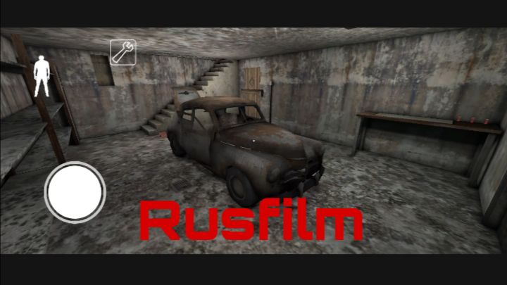 Прохождение "Грэнни" на машине на сложности "Easy" / Granny