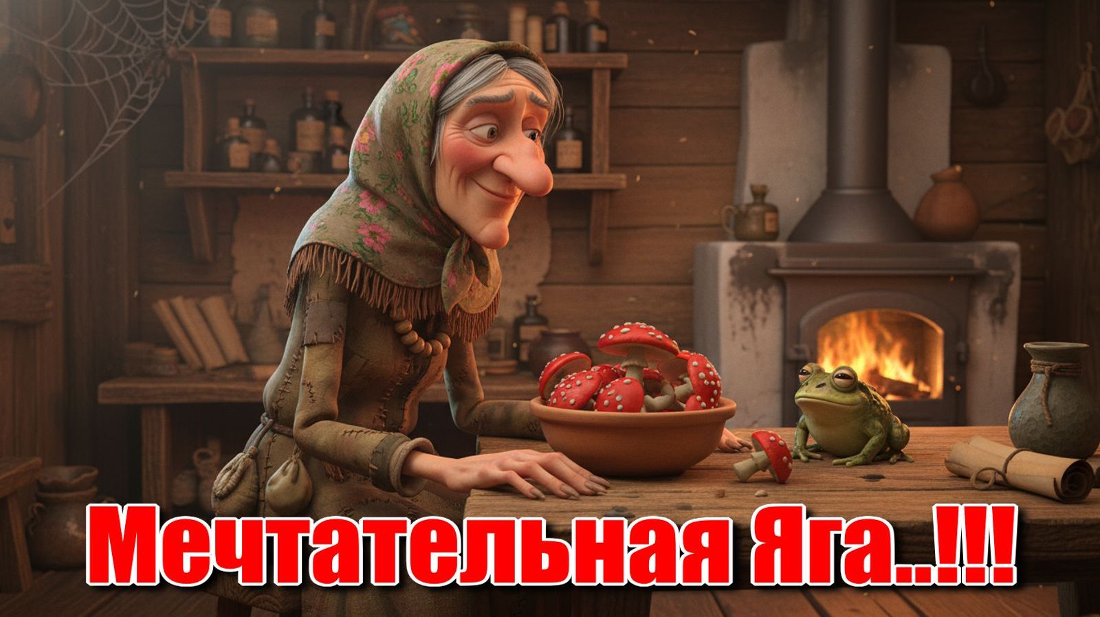 Мечтательная Яга...! Веселая песня..генерация ии. ии музыка. использование ии. видео.ии музыка..