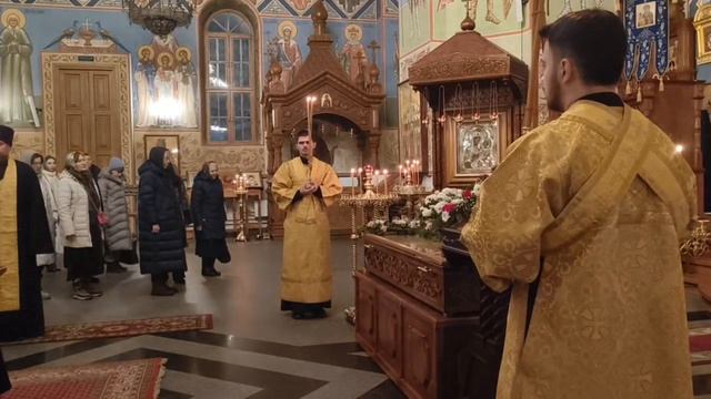 ВСЕНОЩНОЕ БДЕНИЕ АРХИЕРЕЙСКИМ ЧИНОМ В КАНУН ДНЯ БЛАЖЕННОЙ КОНЧИНЫ СВ. ПРАВ. АЛЕКСАНДРА ЧАГРИНСКОГО
