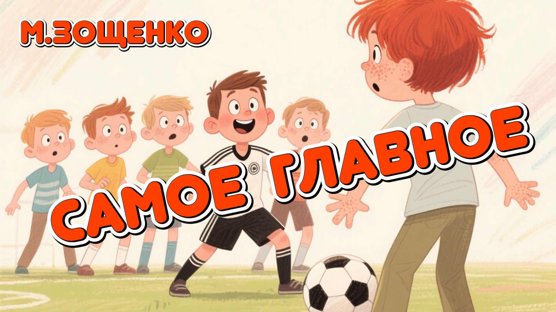 Мультфильм - комикс САМОЕ ГЛАВНОЕ — М. ЗОЩЕНКО: УВЛЕКАТЕЛЬНЫЙ РАССКАЗ О ВАЖНЫХ ЖИЗНЕННЫХ ИСТИНАХ!
