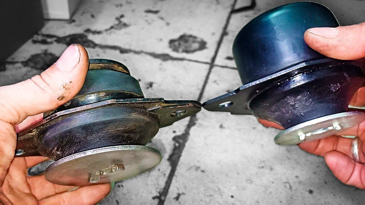 Замена подушки АКПП (096) | Golf 3