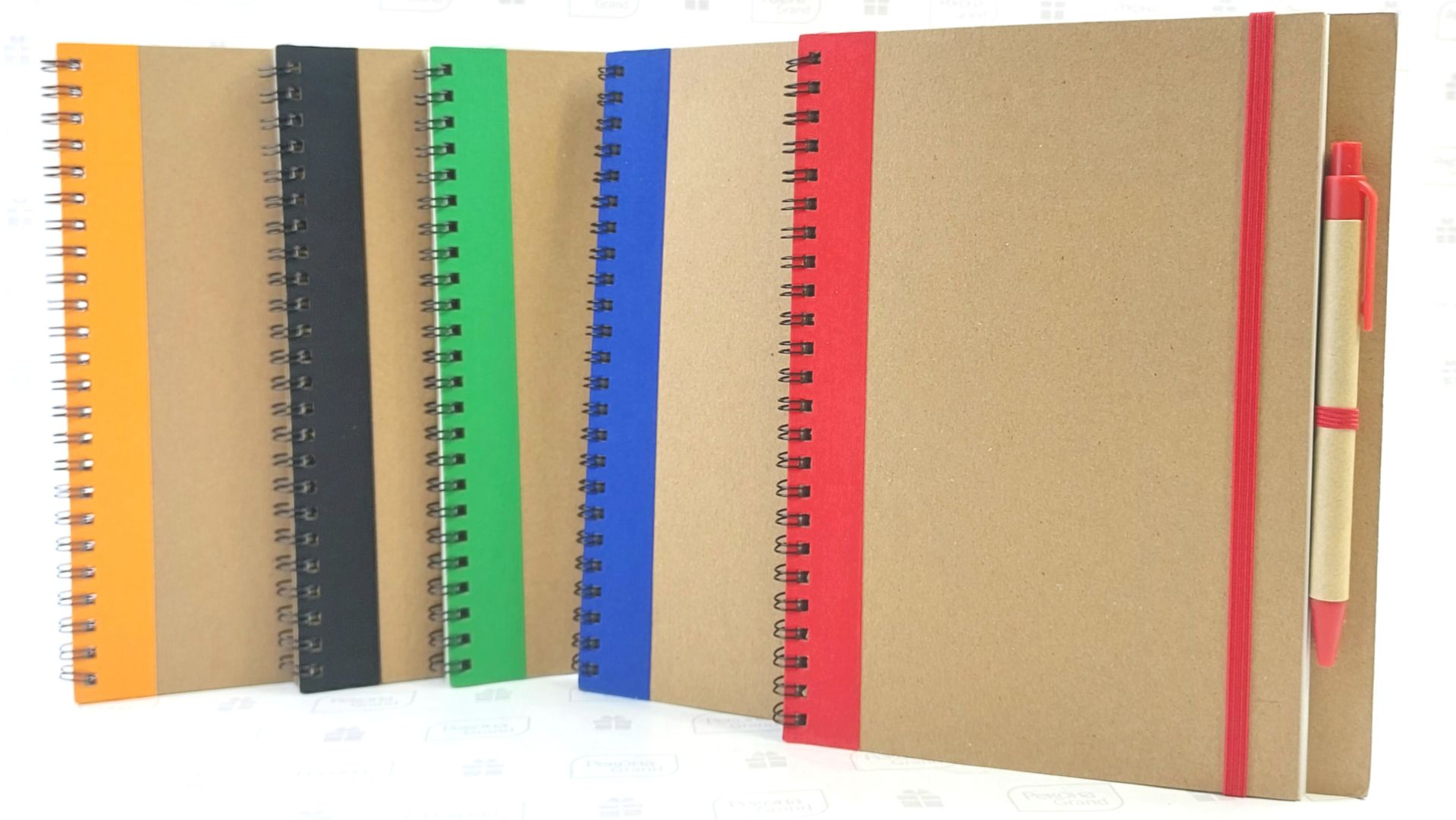 Эко блокноты ALANI в комплекте с ручкой