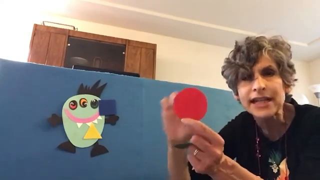 Shape Monster Flannel Board with Ms Dianne