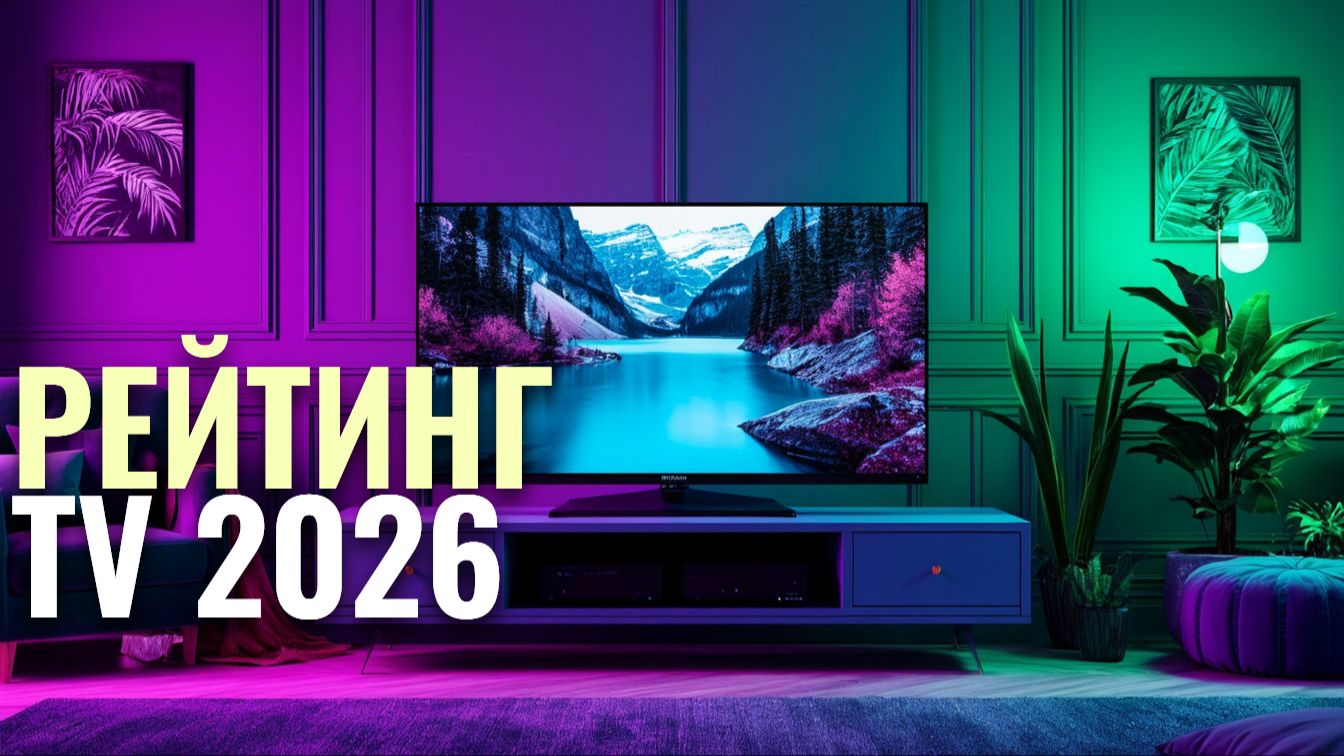 ТОП-3 телевизора 2026: рейтинг лучших моделей — какой выбрать для дома?