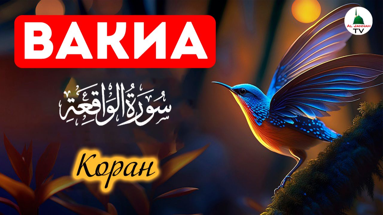 Сура Вакиа. Коран. Слушать для богатства.