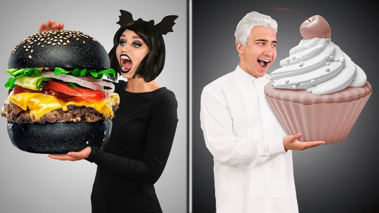 Чёрно Белый Челлендж! 24 часа только один цвет