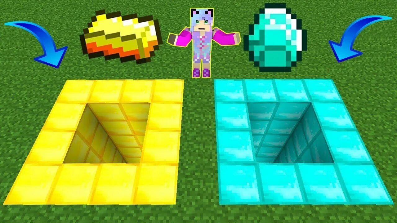 МАЙНКРАФТ,НО ЯМА АМОНГ АС,ИГРА В КАЛЬМАРА И НАСЕКОЫЕ MINECRAFT TROLLING!