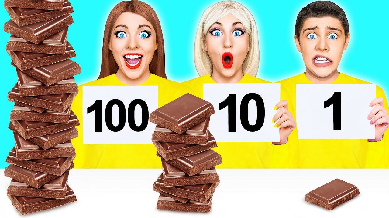 100 СЛОЕВ ШОКОЛАДА ЧЕЛЛЕНДЖ от Multi DO Challenge