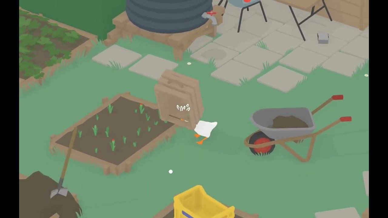 Баг с корзиной в  Untitled Goose Game
