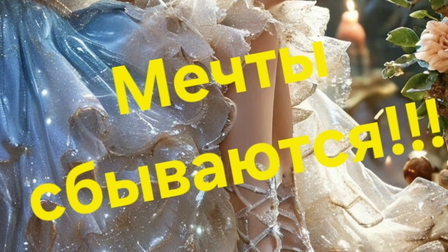 С новым годом. Мечты сбываются!