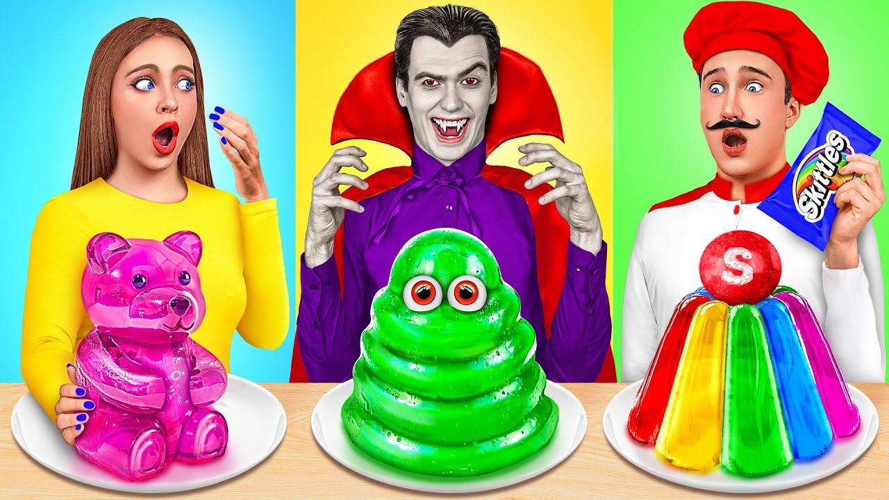 Кулинарный Челлендж: Я против Вампира | Битвы с Едой от Multi DO Challenge