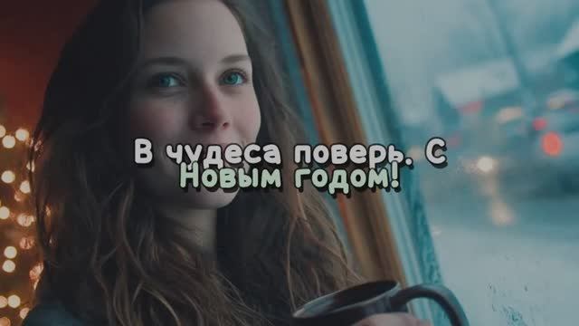 В чудеса поверь. С Новым годом!
