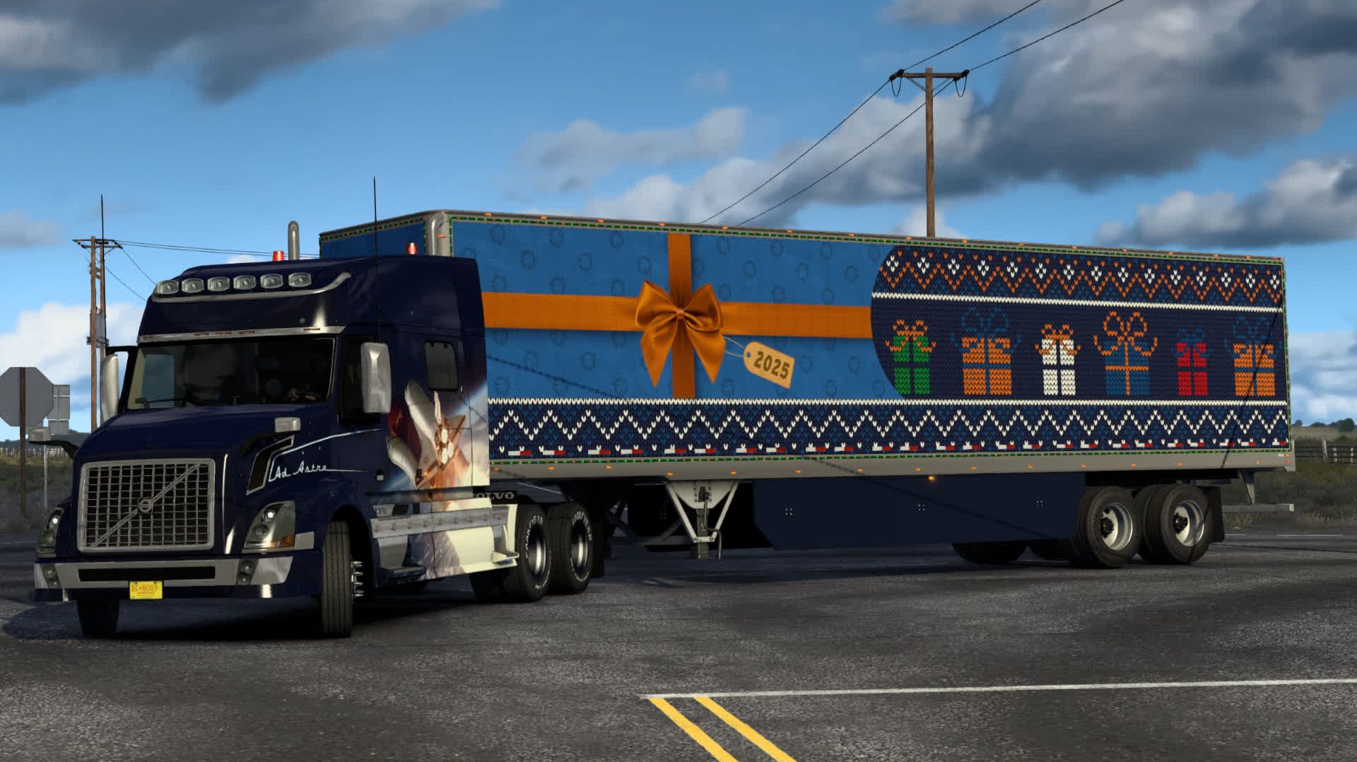 504 / ATS 1.57 / VOLVO VNL / Ивент «Тканые чудеса Зимней страны» 2025