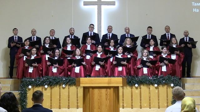 Общее пение "У креста хочу стоять"