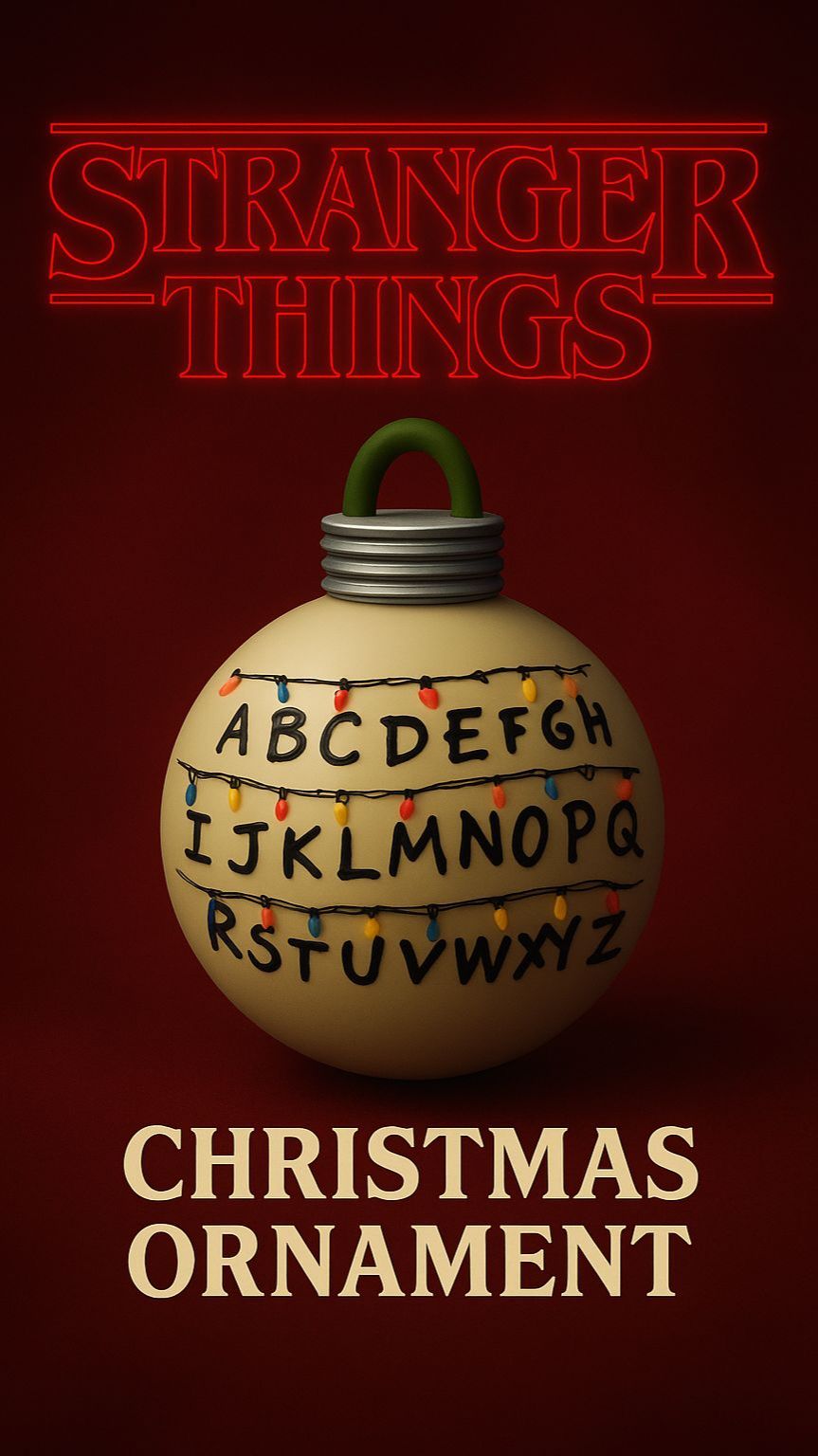 Елочные игрушки "Очень странные дела" / Stranger Things Christmas Tree Decorations