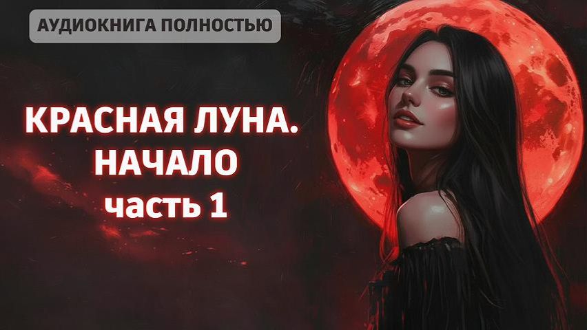 КРАСНАЯ ЛУНА. НАЧАЛО | ЧАСТЬ 1 | ЛЮБОВНЫЙ РОМАН |ФЕНТЕЗИ АУДИОКНИГА ПОЛНОСТЬЮ