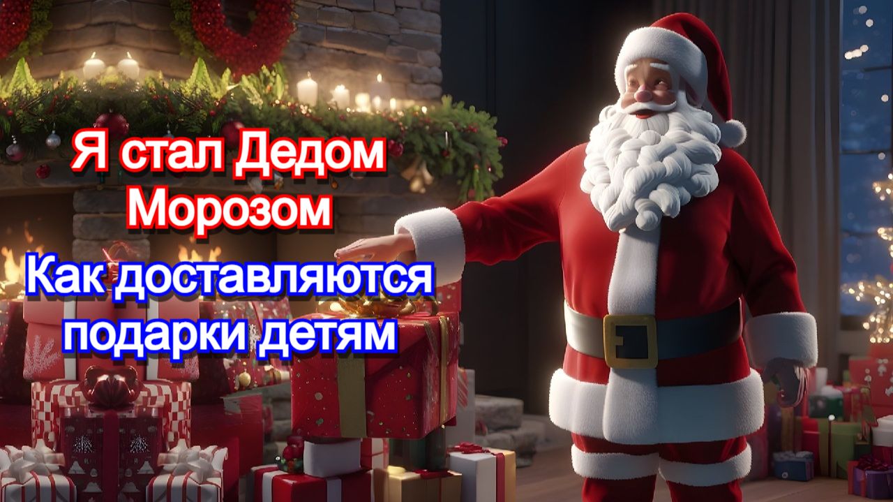 Как я работал Дедом Морозом🎅🏻Santa Simulator: Christmas Factory