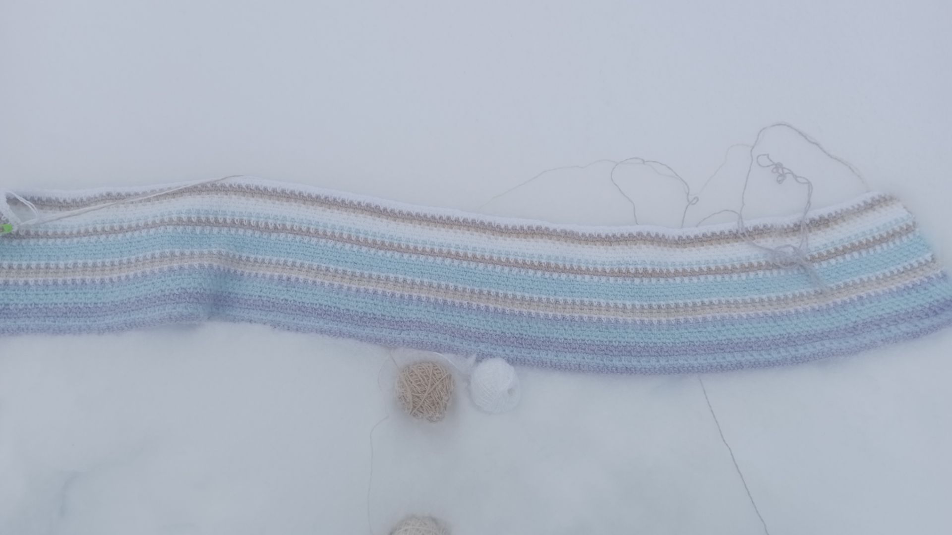 Температурный плед. Первые дни января.