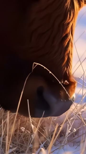 Как корова находит еду под снегом Секреты зимнего выживания. ❄️🐮