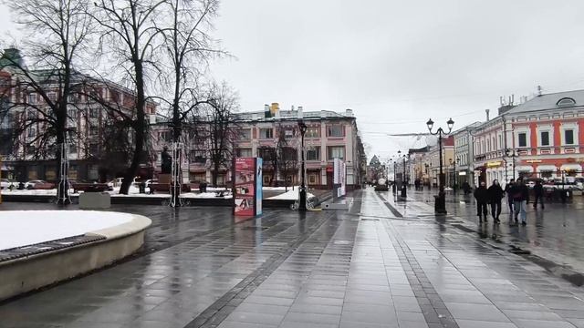 Нижний Новгород. Речной вокзал. Улица Большая Покровская.