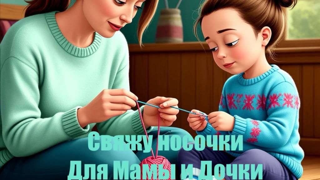 СП Свяжем носочки для Мамы и Дочки 2 Итоги