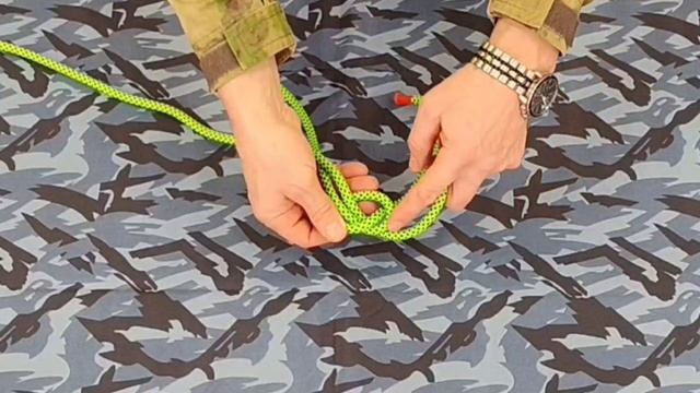 Как вязать Встречный узел?