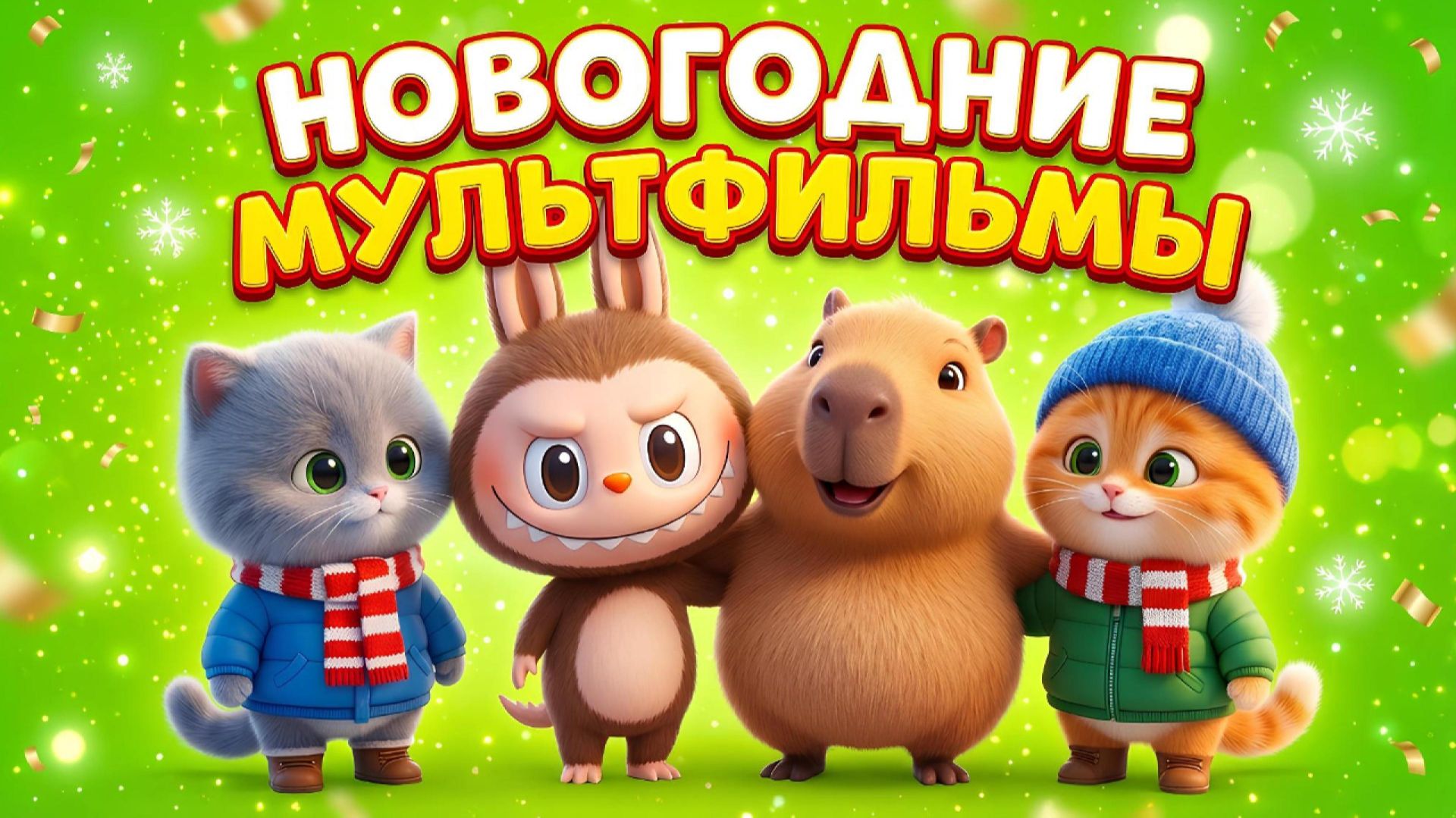 🎄✨ НОВОГОДНИЕ МУЛЬТИКИ-ПЕСНИ ДЛЯ ДЕТЕЙ ✨🎄