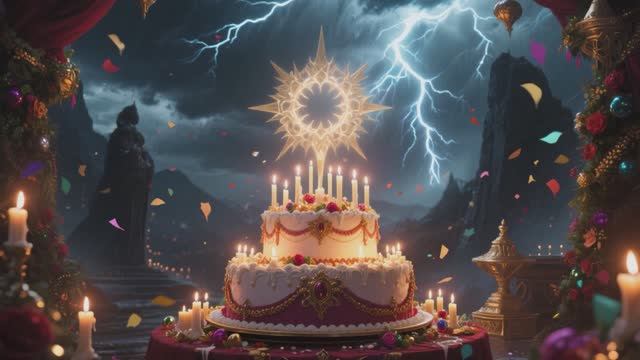 💞 Красивое Поздравление песней с Днём Рождения Женщине 💞 | Музыкальный клип фэнтези-подарок.