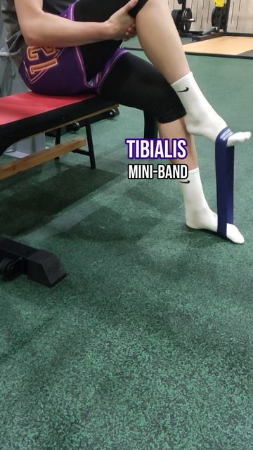 Tibialis mini-band  | Упражнение на переднелатеральную группу с мини-резиной