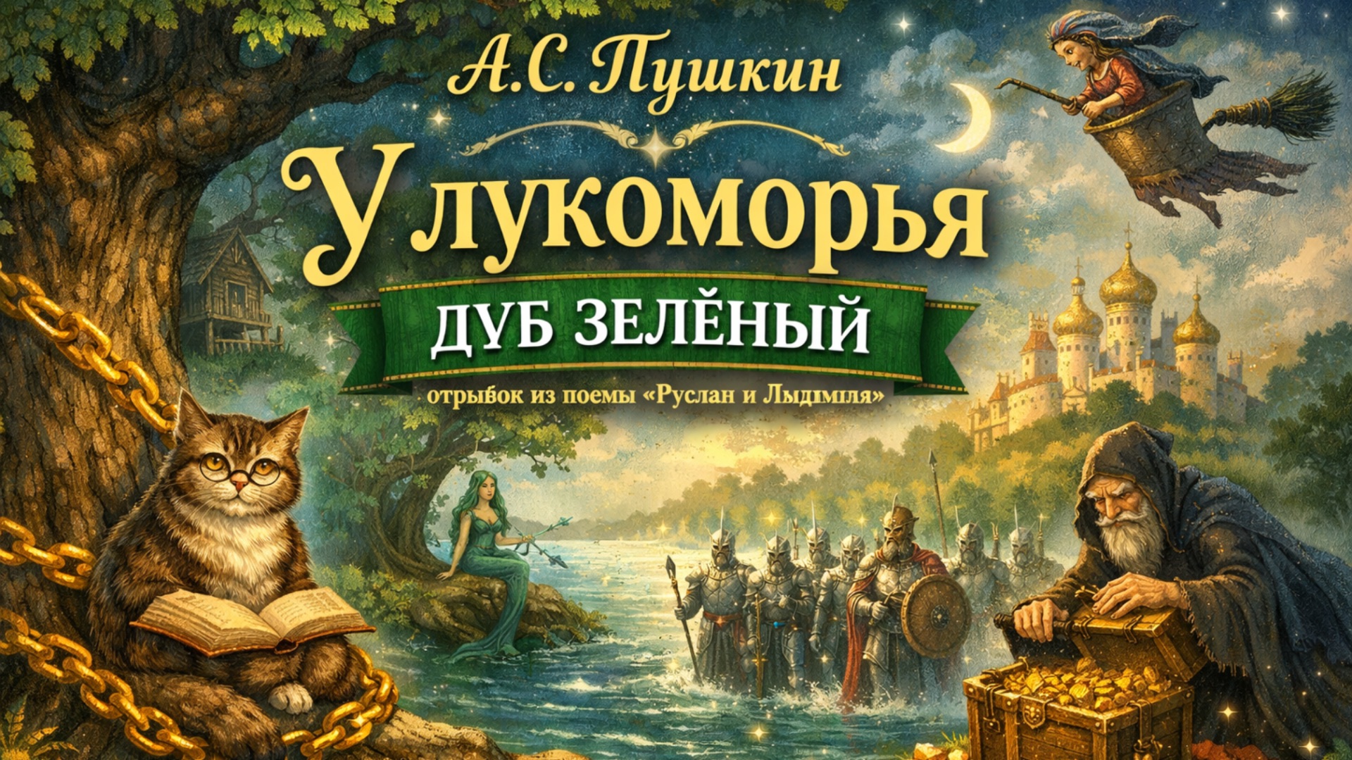 Александр Сергеевич Пушкин — «У лукоморья дуб зелёный»