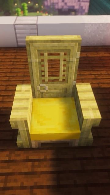 кресло стул трон - #minecraft #майнкрафт