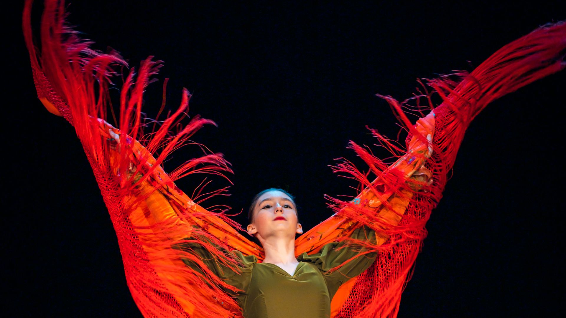 Машкова Любовь: Фламенко Пуро "Alegria con manton"