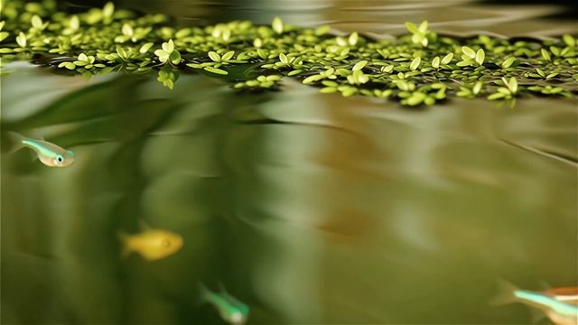 ряска в аквариуме