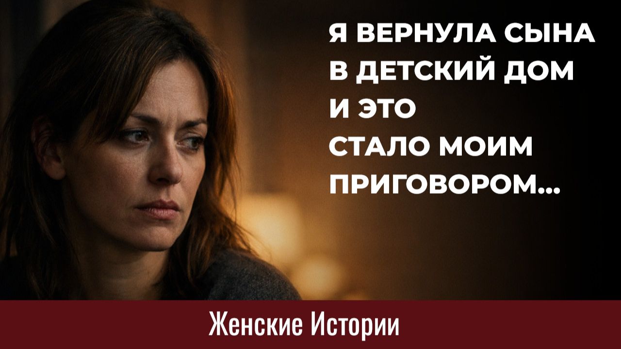 Истории из жизни. Я вернула сына в детский дом Жизненные истории, Аудиорассказы