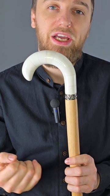 Рукоять «Турист» из рога лося. Трость на века.