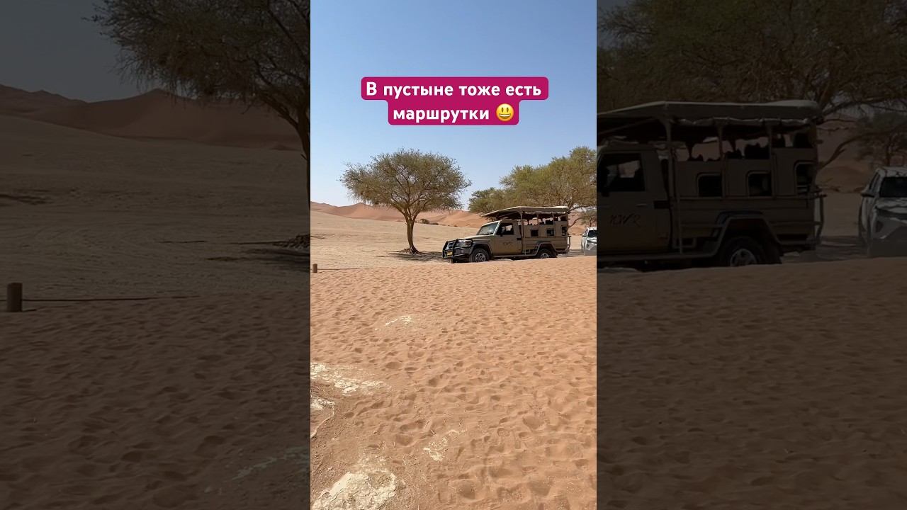Так выглядят маршрутки в пустыне Намиб Колеса спущены. Больше про путешествие по Африке в профиле